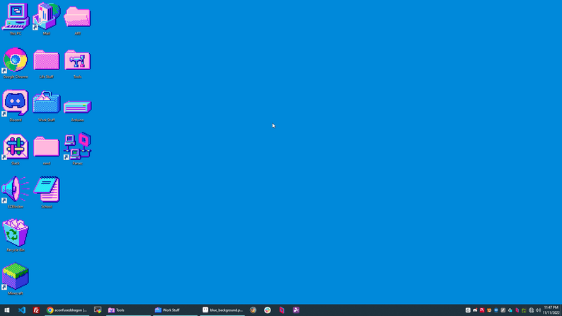 𝕎𝕚𝕟𝕕𝕠𝕨𝕤 𝟡𝟝 +𝓟𝓛𝓤𝓢+ Icon Pack #1 by aconfuseddragon