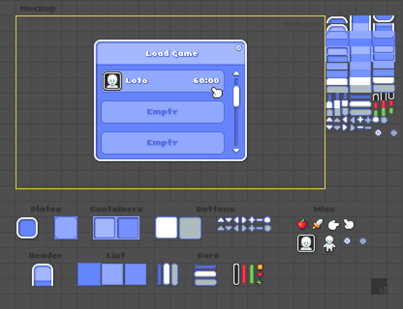 template - gui maker by lotovik
