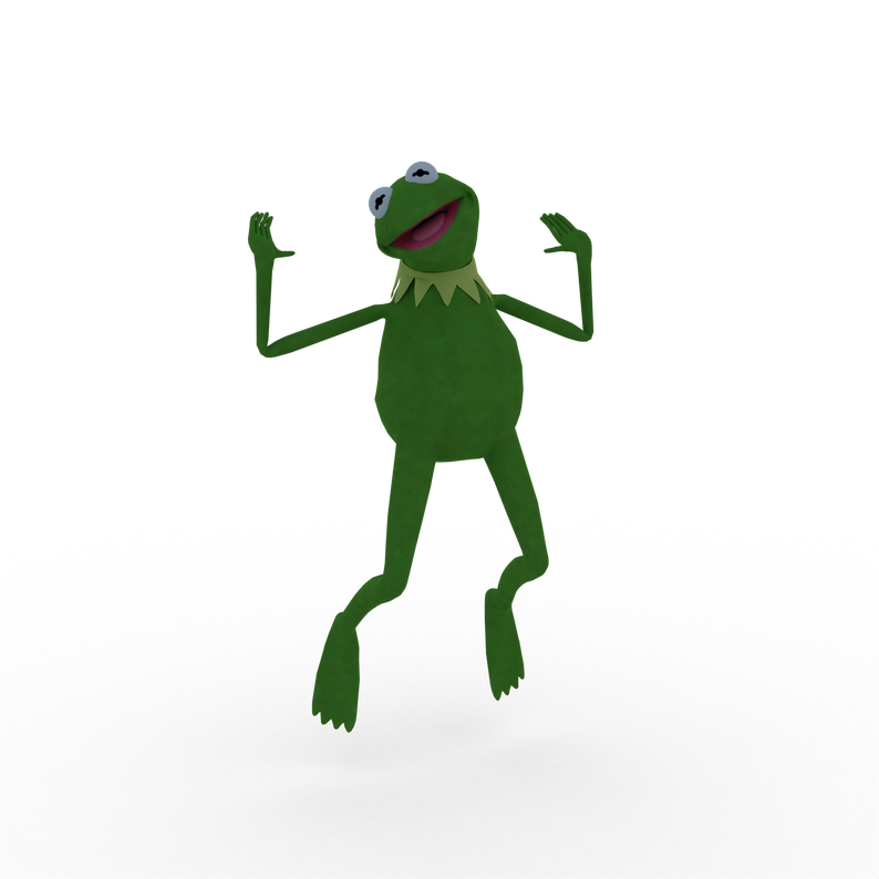 Kermit The Frog - Rigged with PBR Textures by oudarya