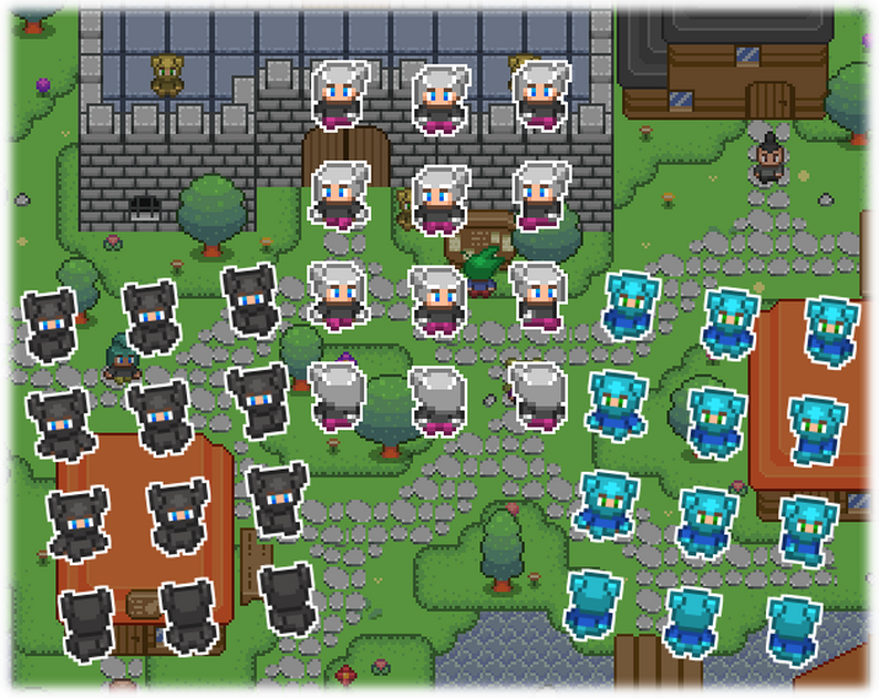 Character Sprites Cute RPG 24x24 retro characters asset pack! by PixyMoon