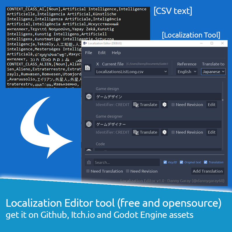 Localization Editor by Danny Garay