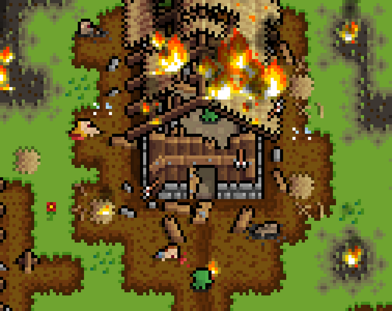 Minifantasy - Raided Village by Krishna Palacio