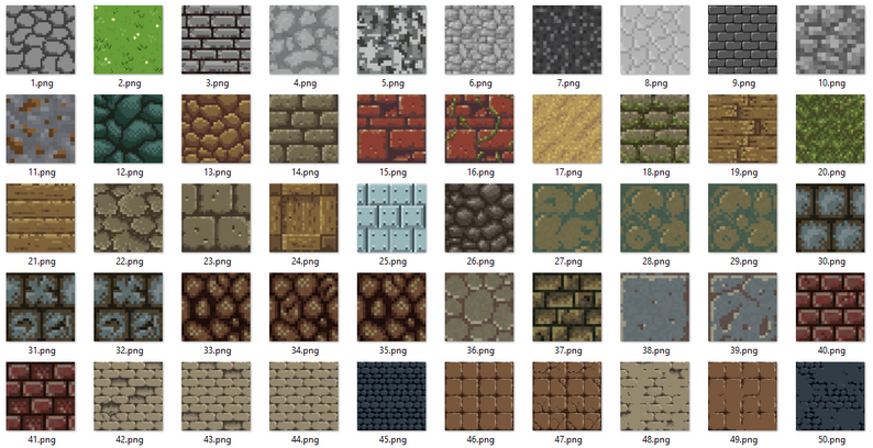 Free pack Pixel Art Texture by Regamer
