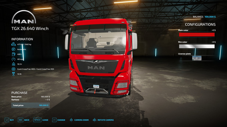 FS22 - MAN Trucks with Winch by Squigglze