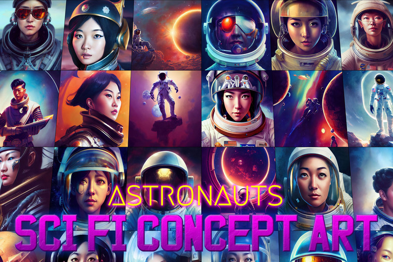 Sci-Fi Concept Art - Astronauts by Infinity PBR