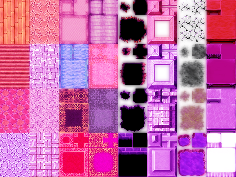 RPG MAKER PASTEL TILESET by Sukeban Games