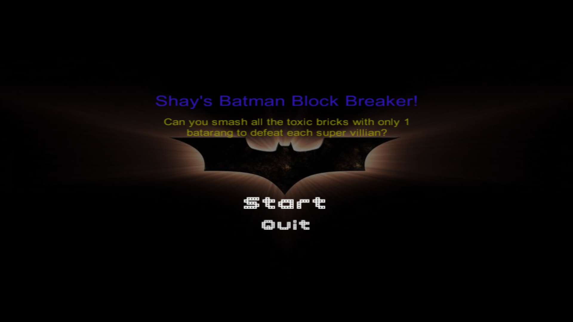 Batman Block Breaker by wizardsmana