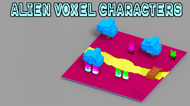 Alien Voxel Characters! by AlienDev