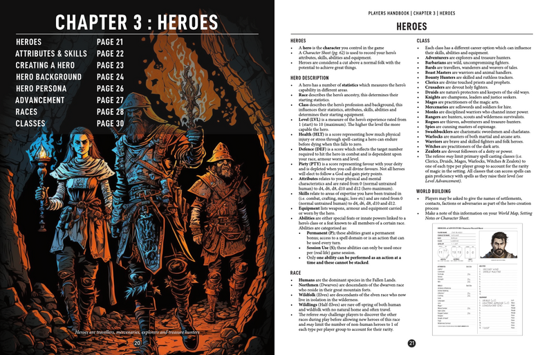 Heroes of Adventure Players Handbook by Nameless Designer
