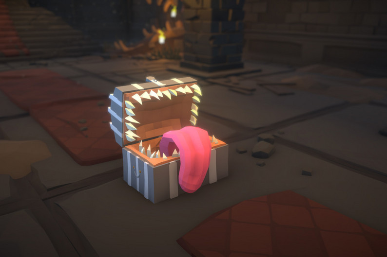 Low Poly Character - Mimics & Chests & Loot - Fantasy RPG- Unity by Infinity PBR