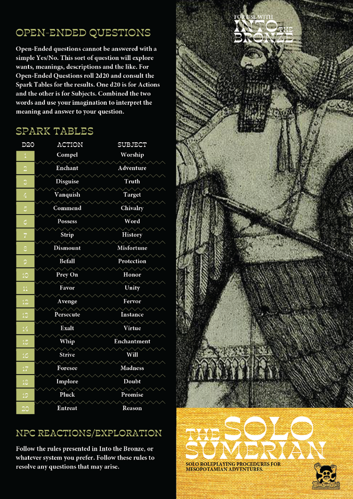 The Solo Sumerian by ManaDawn Tabletop Games