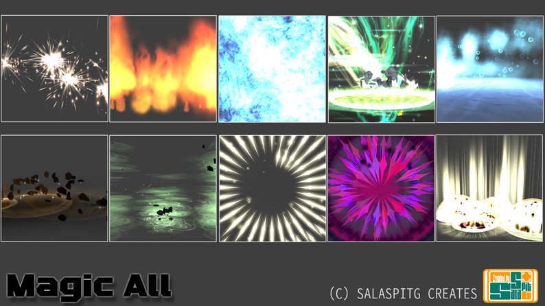 VFX Asset pack : Chain and Magic by salaspitg