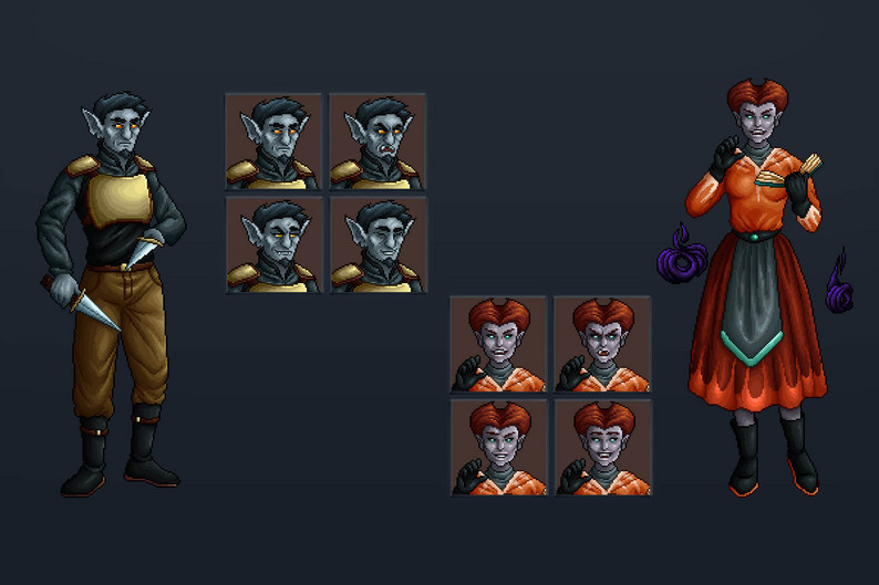 Undead Warriors by Free Game Assets (GUI, Sprite, Tilesets)