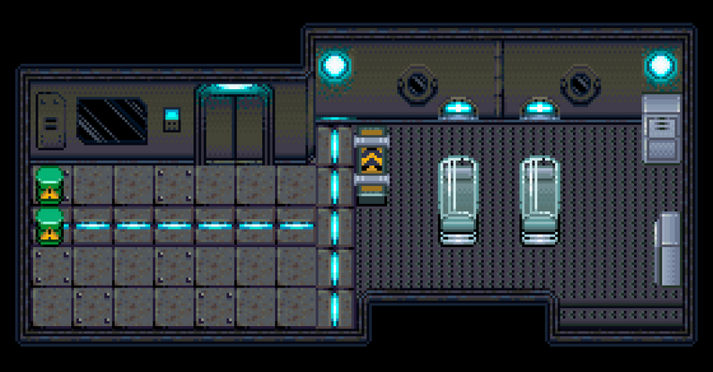 Sci-Fi Tileset [16x16] by Vivicat