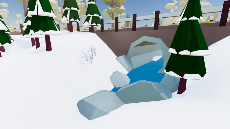 Stylized Snow Forest by Frag112