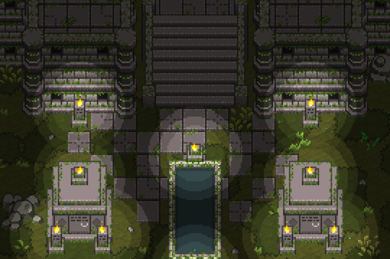 Ruins Tileset 16x16 Pixelart [Rogue Adventure] by ELV Games