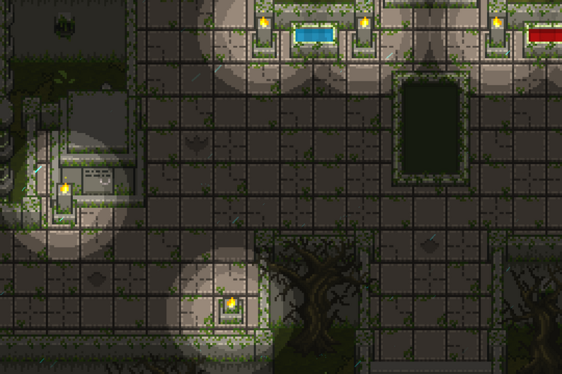 Ruins Tileset 16x16 Pixelart [Rogue Adventure] by ELV Games