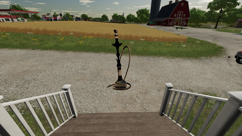 FS22 - Dynamic Placeable Hookah by Squigglze
