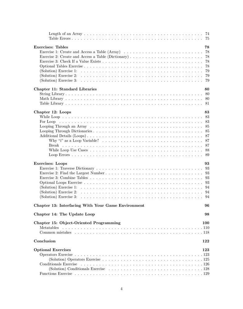 The Beginner's Guide to Lua for Game Development by SquidGod