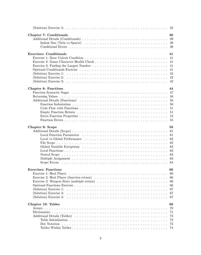 The Beginner's Guide to Lua for Game Development by SquidGod