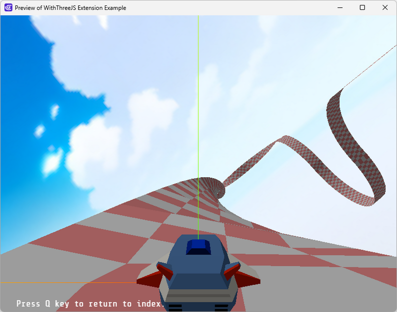 WithThreeJS Extension for GDevelop by PANDAKO