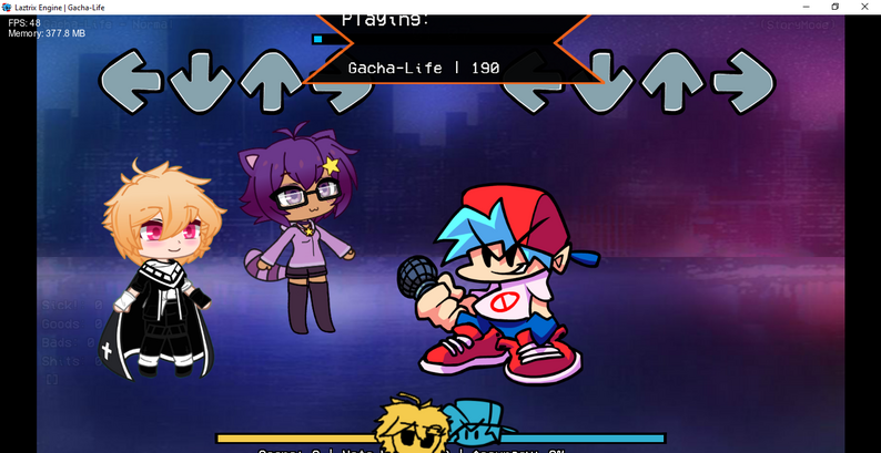 Emblem Vulcon In Gacha X FNF Ultimate Mod Pack by lockeweisz