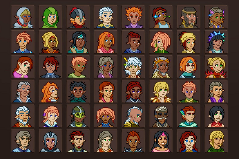 Halfling Avatars by Free Game Assets (GUI, Sprite, Tilesets) Halfling Avatars by Free Game Assets (GUI, Sprite, Tilesets)