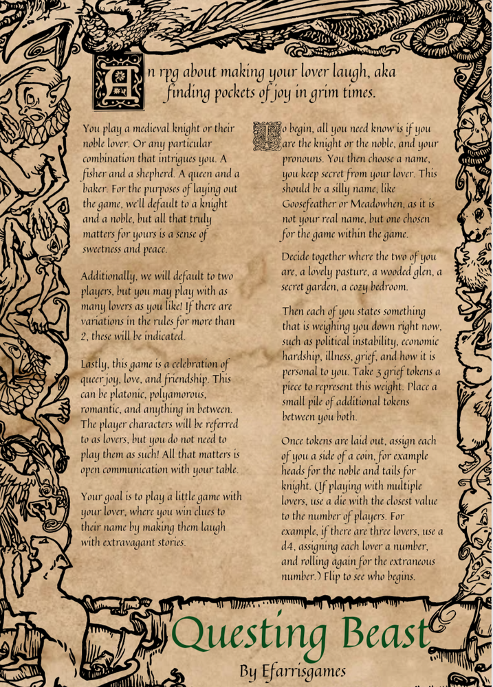 Questing Beast by efarrisgames