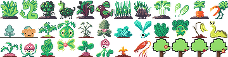 Summer's Farming Game Sprites! by Gavinhex, InspiredPom