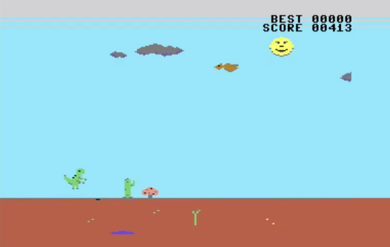 T-Rex by Raffaele Intorcia (commodore 64) by Retro Programmers Inside