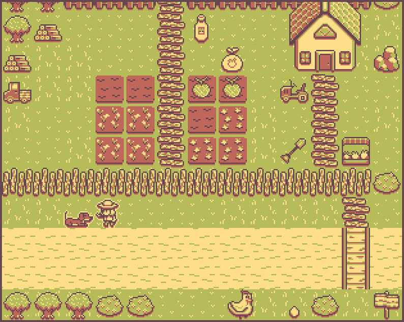 Pixel Farm by MariaIsMe