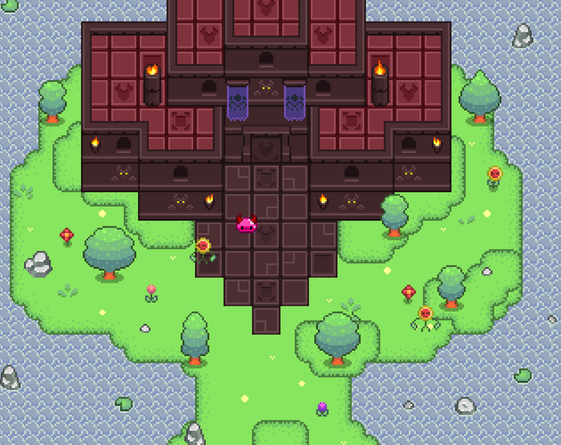 Dark Castle Cute RPG 16x16 retro tileset asset pack! by PixyMoon