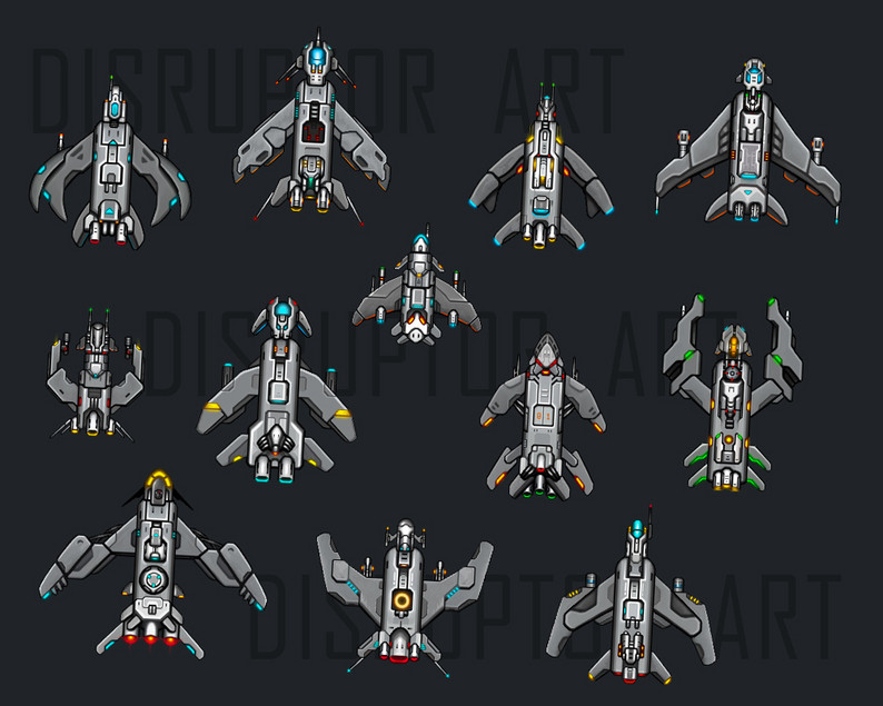 Ultimate Spaceship Creator (Modular Space Ships) by Disruptor Art
