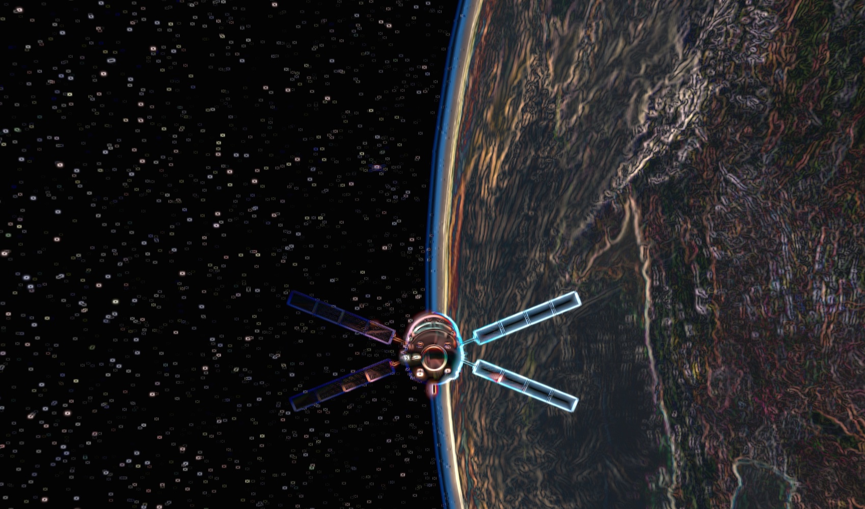 Psychedelic Space Simulator by supercheval