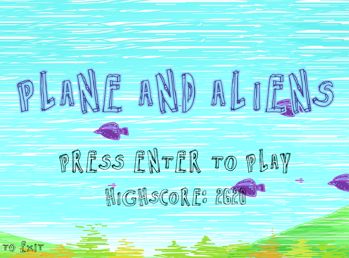 Plane and Aliens by retroG for MS Paint Game Jam - itch.io