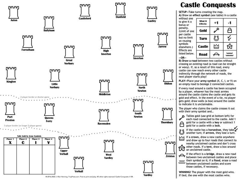 Castle Conquests by TroyPress