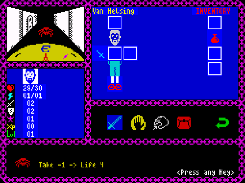 Transylvanian Castle 3 - The Queen of Sorcery (ZX Spectrum) by Siyei Er
