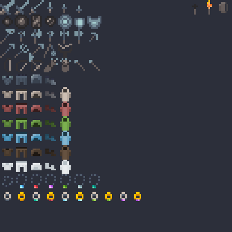 8px Fantasy Pixel Icons by Pelatho