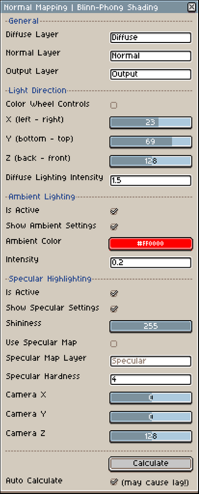 Normal Shading for Aseprite by Mooosik
