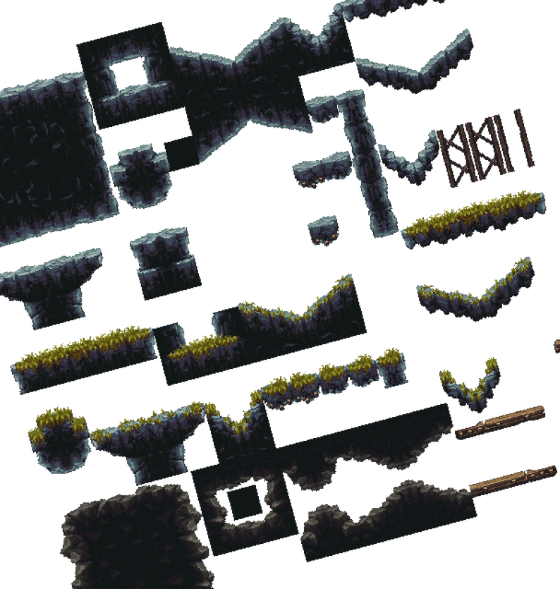 SideScroll Worlds SET6 by Szadi art.