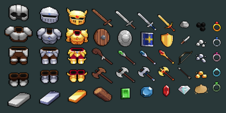 RPG icon pack 32x32 by Arlan_TR