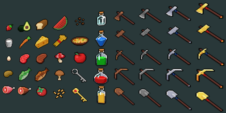 RPG icon pack 32x32 by Arlan_TR