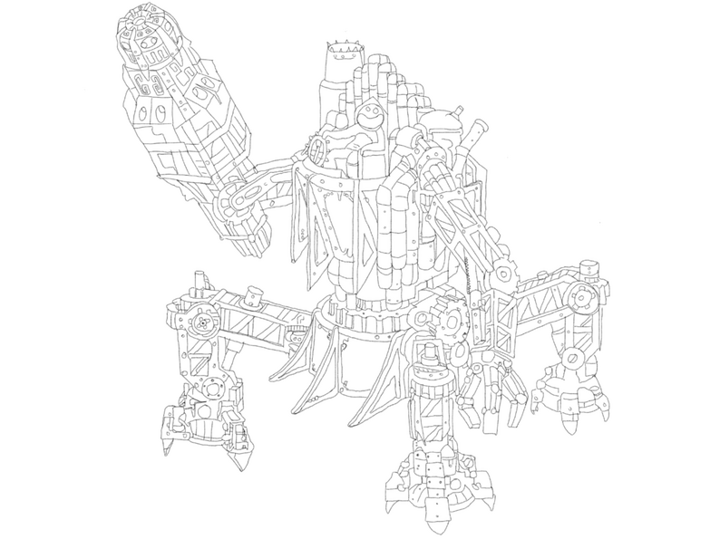 Steampunk Mega Robot - Free Game asset sprite by UnlimitedGamesLimited