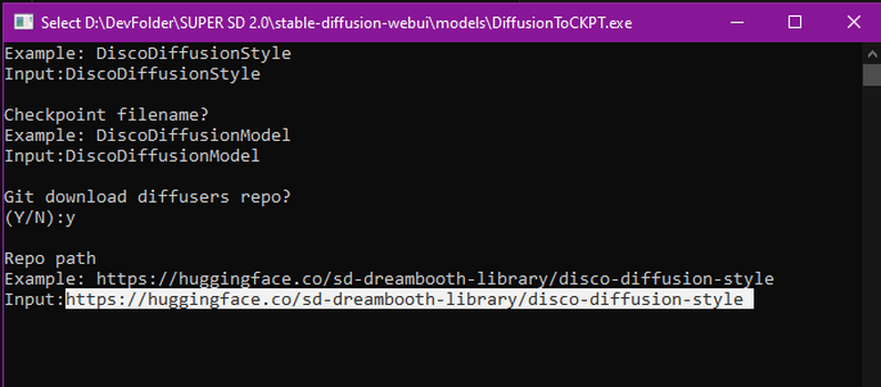 Diff To CKPT Utillity Stable Diffusion By ArcturusForge