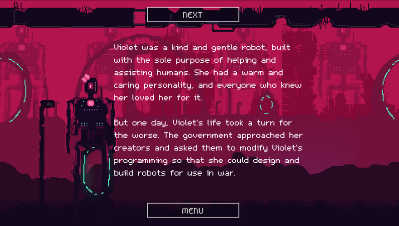 Violet The Robot by Miisan