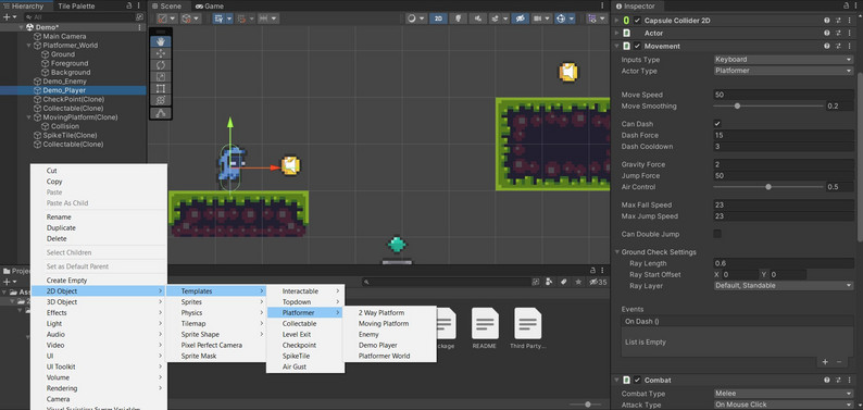 Eren's Complete 2D Framework for Unity by ErenP