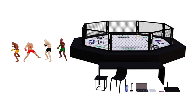 MMA LowPoly Pack by Juan Villegas