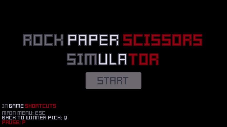Rock Paper Scissors Simulator by rock0n