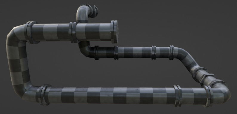 Procedural pipe builder for Blender by Rytelier