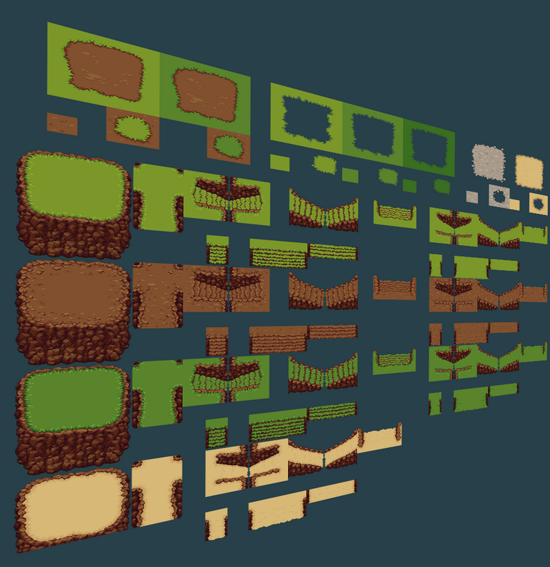 Top-down RPG Tileset 32x32 by Icko